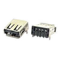 China A Female LCP STD 4 Pins Micro USB 2.0 Socket Surface Mount 30V for sale