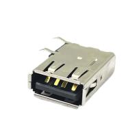 China 4Pin USB2.0 A Female DIP Connector Socket 90 Degrees for sale