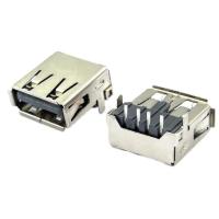 China Female DIP Soldering USB Socket Connector pinout USB2.0 4Pin Type A for sale
