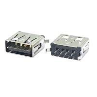 China USB3.0 Type A PCB DIP USB Connector 180 Degrees Socket RVS HF for sale
