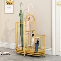China Customized Metal Hotel Umbrella Stand Detachable Self Service Umbrella Stand for sale
