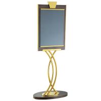 China Custom Color Lobby Sign Holder Floor Sranding Stainless Steel Welcome Sign Stand for sale