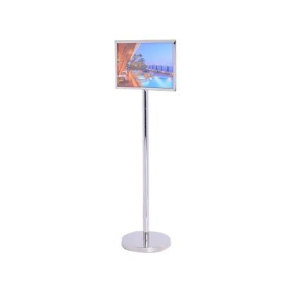 China OEM Size Hotel Lobby Supplies Sign Stands Signage Display Holder Corrosion Resistant for sale
