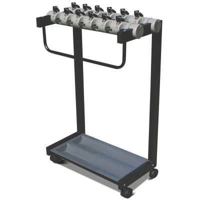 China Commercial Metal Umbrella Storage Rack Holder 18 Heads 24 Heads For Office Hotel for sale