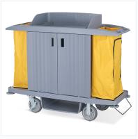 China Customized Hotel Service Trolley Three Layer Trolley Cart For Housekeeping for sale