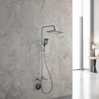 China Custom Size Stainless Steel Bathroom Shower Head Set With Handheld Combo for sale