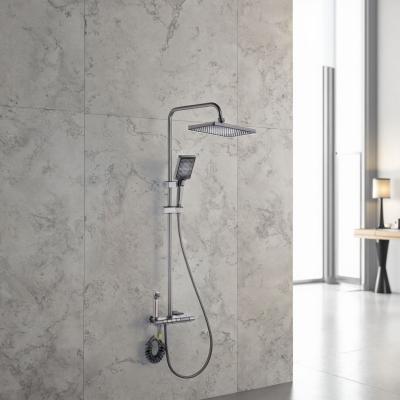 China Custom Size Stainless Steel Bathroom Shower Head Set With Handheld Combo for sale