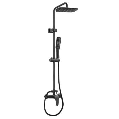 China Hot And Cold Soft Water Rain Shower Handheld Combo Anti Clog Design For Showroom for sale