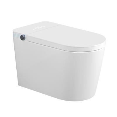 China Automatic Flush Voice Control Intelligent Smart Toilet Luxury Style With Night Lamp for sale