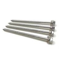 China Hex Head Stainless Steel SS410 SS304 SS316 Self Tapping Screw With PVC Washer for sale