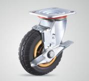 China Smooth Tread High Capacity Caster Wheels Featuring Standard Threaded M12×25 Optimized for Heavy Load Equipment Transport for sale