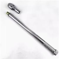 China Manual Torque Wrench 12 Inch Drive Calibrated Chrome Vanadium Steel Torque Range 10 to 150 Nm Precision and Durability for sale