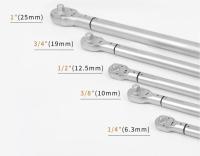 China 450 Mm Length Manual Torque Wrench 1 2 Inch Drive Dual Scale Metric Imperial 10 150 Nm Torque Range Durable Maintenance Tool for sale