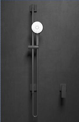 China Apartment Adjustable Angle Bathroom Shower Head Featuring 5 Spray Modes Oem Acceptable Suitable Custom Bathroom Designs for sale