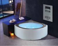 China White Hotel Bathtub Designed with Center Drain Location Overflow Cover and Anti Slip Base Compatible Standard Deck Mounted Faucet for sale