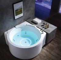 China White Hotel Bathtub Center Drain Location Accessories Included Drain Assembly Glossy Surface Finish and Anti Slip Base Perfect for Bathroom Upgrades for sale