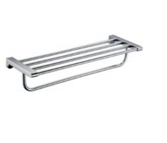 China Bathroom Hardware Accessories Chrome Finishing Stainless Steel Durable Set 18.5x28cm Ideal for Commercial Residential Bathroom Organization for sale