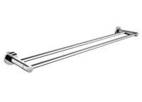 China Customize Logo Bathroom Towel Rack Set Featuring Towel Ring Space Saving Wall Mounted Bathroom Organizer for Hotels Homes and Commercial for sale