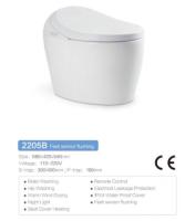 China Smart Toilet with Heated Seat Soft Close and Remote Control for Intelligent Bathroom Comfort for sale