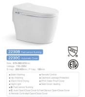 China Smart Toilet with Less Than 40 DB Noise Level, Remote Control And Side Panel, and Heated Seat With Soft Close for Ultimate Comfort for sale