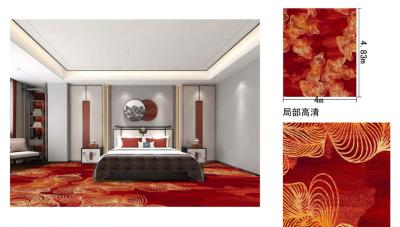 China Durable Luxury Hotel Carpet with Customizable Color Options for Hotel Corridors and Commercial Spaces for sale