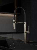 China Corrosion-resistant 304 Stainless Steel Bathroom Faucet with 0.5 To 5.0 Bar Operating Pressure in Brushed Nickel Finish for sale