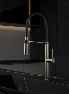 China Corrosion-resistant 304 Stainless Steel Bathroom Faucet with 0.5 To 5.0 Bar Operating Pressure in Brushed Nickel Finish for sale