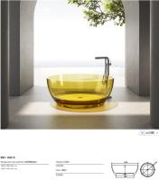 China Glossy Surface Finish Freestanding Hotel Bathtub with Overflow Cover Included for Luxury Soaking Experience for sale