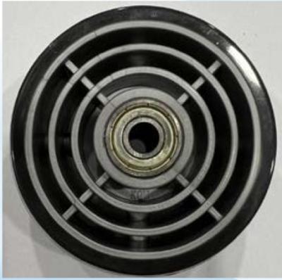 China Industrial Caster Wheels With Pressed Steel Bracket Ball Bearing System And Plate Mounting For Heavy Duty for sale