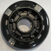China Heavy Load Industrial Caster Wheels with Pressed Steel 2.0mm Bracket M12×25 Threaded Stem for Smooth or Treaded Tread Options for sale