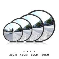 China Customizable convex wide angle mirror 30cm 45cm 60cm 80cm Anti Crack PC Lens Blind Spot Safety For Parking Garage Warehouse Store Office Indoor Outdoor for sale