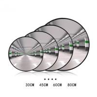 China Customizable convex wide angle mirror 30cm 45cm 60cm 80cm Anti Crack PC Lens Blind Spot Safety For Parking Garage Warehouse Store Office Indoor Outdoor for sale