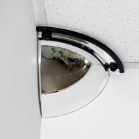 China Indoor Hemisphere 1/8 Spherical Wide Angle Convex Mirror 30cm-120cm Space Saving for sale