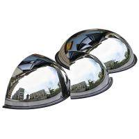 China Indoor Hemisphere 1/2 Spherical convex safety mirror High Definition PMMA Lens Anti Theft Blind Spot Elimination For Supermarket Warehouse Workshop Multiple Sizes 30cm-120cm for sale