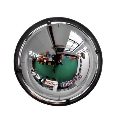 China Indoor Hemisphere 1/2 Spherical convex safety mirror High Definition PMMA Lens Anti Theft Blind Spot Elimination For Supermarket Warehouse Workshop Multiple Sizes 30cm-120cm for sale