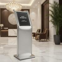 China Strong Wear-resistant Hotel Sign Stand Silver Height 120 Cm Professional Appearance Enhances Guest Experience In Hotels for sale