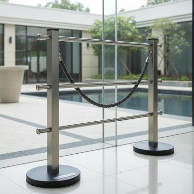 China Indoor Outdoor Hotel Railing Stand Strong Wear-resistant Versatile For Hotels Restaurants Public Gathering Places for sale