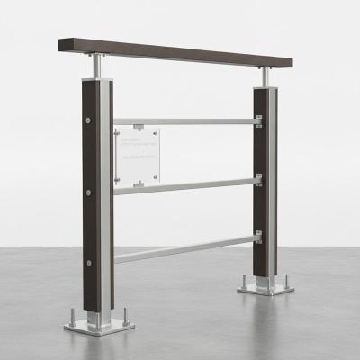 China Easy Assembly Hotel Railing Stand For Strength Wear-resistance Providing Support Long-lasting Performance for sale