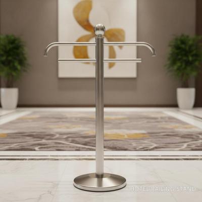 China 120 Cm Height Hotel Railing Stand Stainless Steel Easy Assembly For Creating Organized Safe Hotel Environments for sale