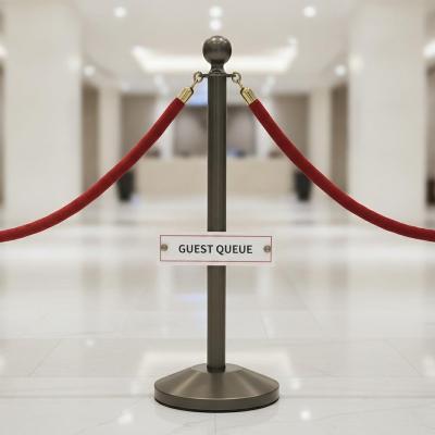 China No Assembly Hotel Railing Stand Height 120 Cm Practical Durable Solution For Managing Guest Flow In Hotels for sale