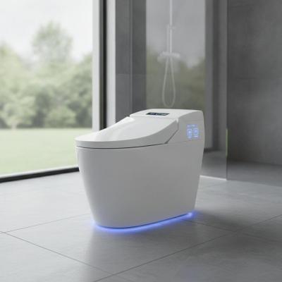 China Automatic Self-cleaning Nozzle Bathroom Smart Toilet Floor Mounted Installation Type Night Light Additional For Cleaning for sale