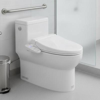 China Floor Mounted Automated Smart Toilet Heated Seat Soft Close For Hospitals Clinics Medical Centers for sale