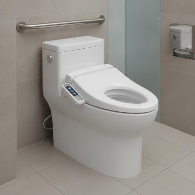 China S-Trap Drainage Pattern Bathroom Smart Toilet Floor Mounted Open Front Toilet Seat Type For Commercial Restrooms for sale