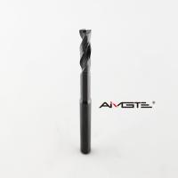 China High Flatness 2 Flutes Carbide Drill Bit For Aluminum Copper Blind Hole Drilling for sale