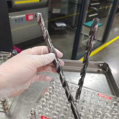 China High Rigidity Solid Carbide Drill Bit Coolant Through Deep Hole Drill For Aluminum for sale