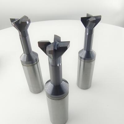 China High Precision GU25UF Carbide swallowtail Cutter PVD Coating For Plastic Moulds for sale