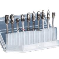 China 3mm Single Flute Rotary Carbide Wide Flute Burr Cutter Metal Polished Burrs File Tungsten Steel Burr Grinding Set for sale