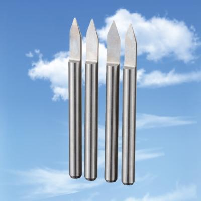 China Professional Tungsten Carbide Engraving Tool Flat Bottom Sharpen Bit for Soft Metal , PVC,MDF and Solid Wood for sale