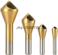 China HSS Slanting Hole Countersink Drill Bit Deburring with Rounded Oblique Hole and Inner Hole for sale