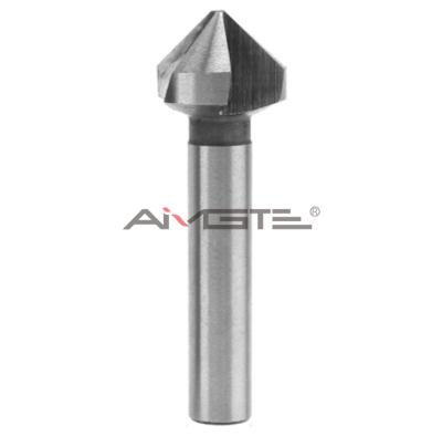 China DIN335C 90 Degree 1/3 Flutes HSS Chamfer Metal Countersink Drill Bit for Chamfering and Deburring and Counter Sink for sale